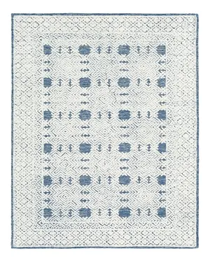 SURYA Louvre Lou-2300 Area Rug, 8' X 10 - Navy/cream/ice Blue