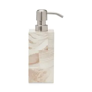 PIGEON AND POODLE Palermo Ii Soap Pump - Faux Clamstone