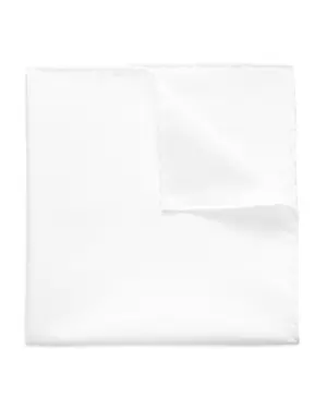Eton Twill Pocket Square - White