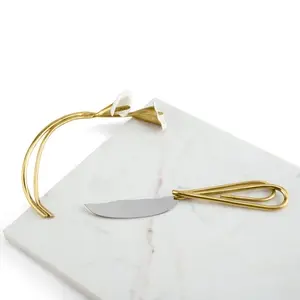 Michael Aram Calla Lily Cheese Board With Knife