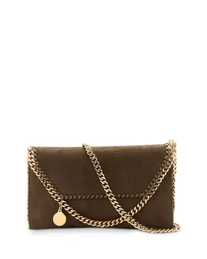 Stella McCartney Falabella Mini Crossbody Bag - Moka