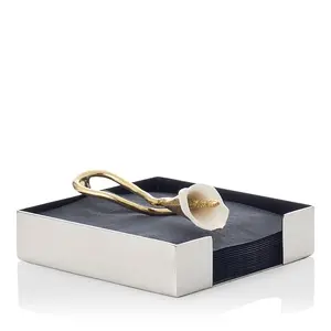 Michael Aram Calla Lily Cocktail Napkin Holder - Silver