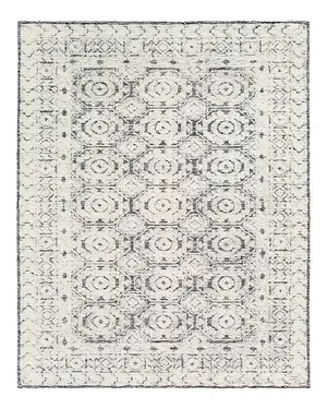 SURYA Louvre Lou-2303 Area Rug, 5' X 7'6 - Ivory/black
