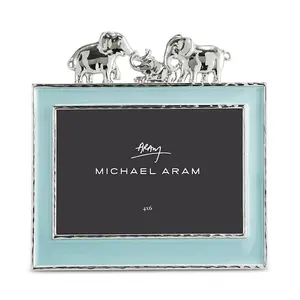 Michael Aram Elephant Enamel Frame, 4 X 6 - Blue