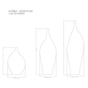 Livabliss Neo Vase, Set Of 3