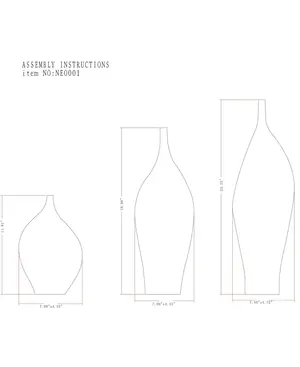 Livabliss Neo Vase, Set Of 3