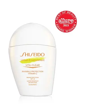 SHISEIDO Urban Environment Vita Clear Sunscreen Spf 42 1 Oz - No Color