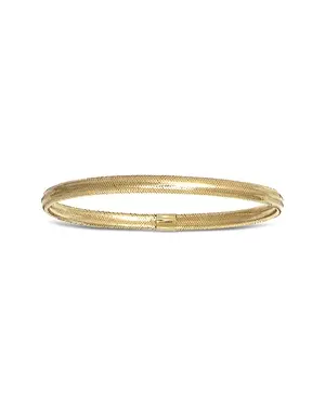 Bloomingdale'S 14k Yellow Domed Bangle - Gold