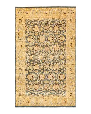 Bloomingdale'S Mogul Area Rug, 6'1 X 9'6 - Gray