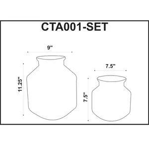 Livabliss Catalana Vase, Set Of 2