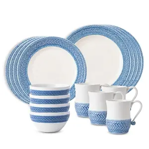 JULISKA Le Panier 16 Piece Dinnerware Set - Delft Blue