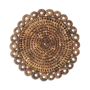 JULISKA Rustic Ring Natural Placemat - Natural Multi
