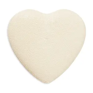 Aerin Faux Shagreen Heart Hand Mirror