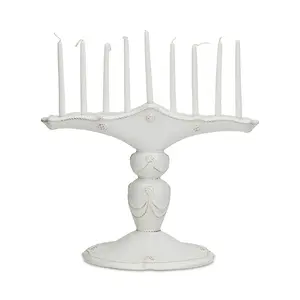 JULISKA Berry & Thread Menorah - Whitewash