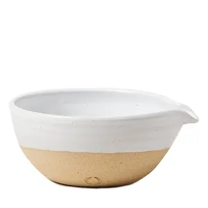 FARMHOUSE POTTERY Pantry Bowl, Small - Open White