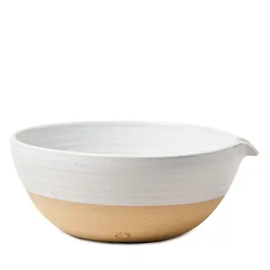 FARMHOUSE POTTERY Pantry Bowl, Large - Open White