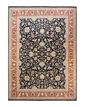 Bloomingdale'S Mogul M1375 Area Rug, 9'2 X 12'5 - Black