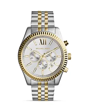 Michael Kors Two-tone Lexington Watch, 45mm - Gold