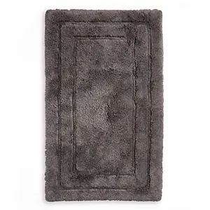 ABYSS & HABIDECOR Caress Bath Rug, 23 X 39 - Exclusive Charcoal