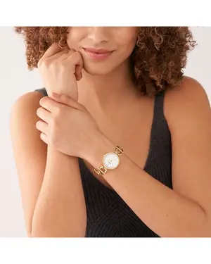 Fossil Carlie Watch - White/gold