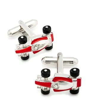 LINK UP Race Car Cufflinks - Red