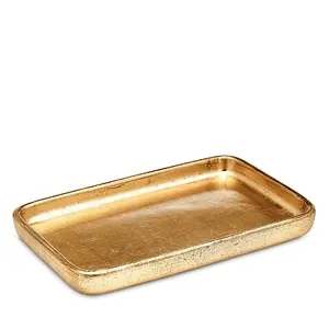 LABRAZEL Ava Gold Tone Amenity Tray Gold Leaf