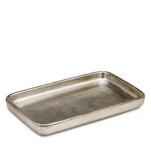 LABRAZEL Ava Gold Tone Amenity Tray - Silver Leaf