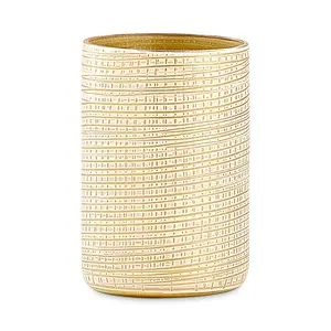 LABRAZEL Woven Brush Holder - Gold/ivory