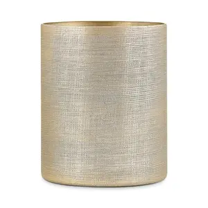 LABRAZEL Woven Waste Basket Silver/gold