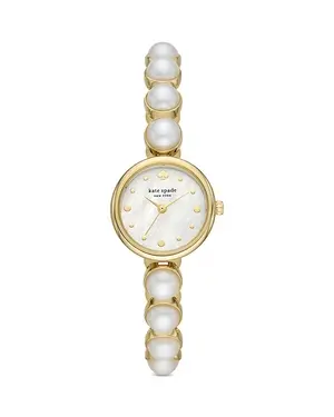 Kate Spade New York Monroe Bangle Watch - White/gold