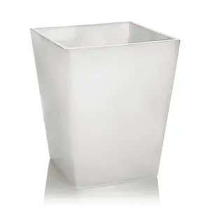 LABRAZEL Glacier Waste Basket - White
