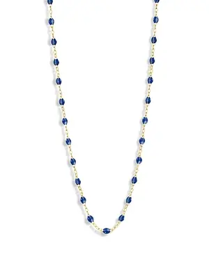 Gigi Clozeau Gigi Clozeau 18k Yellow Gold Resin Bead Necklace Lapis