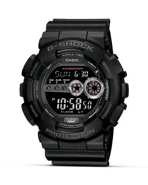 G-Shock Xl 49mm Digital Watch - Black