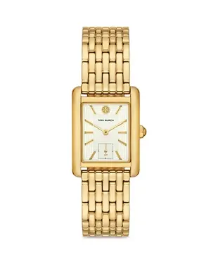 Tory Burch Eleanor Watch 25mm X 34mm - White/gold