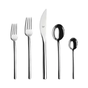 MEPRA Due Flatware 5-piece Place Setting Brushed Silver