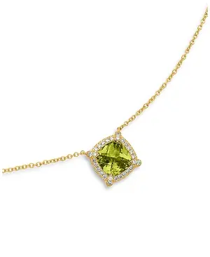 David Yurman Petite Chatelaine Pendant Necklace - Peridot