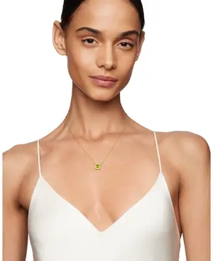 David Yurman Petite Chatelaine Pendant Necklace - Peridot