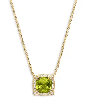 David Yurman Petite Chatelaine Pendant Necklace - Peridot