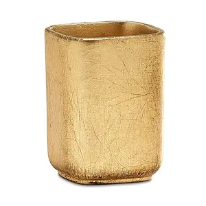 LABRAZEL Ava Gold Tone Brush Holder - Gold Leaf