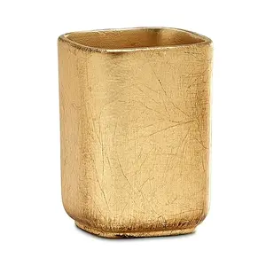 LABRAZEL Ava Gold Tone Brush Holder - Gold Leaf