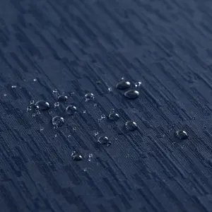 ELRENE HOME FASHIONS Continental Solid Texture Water And Stain Resistant Tablecloth, 60 X 84 - Navy