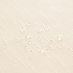 ELRENE HOME FASHIONS Continental Solid Texture Water And Stain Resistant Tablecloth, 60 X 120 - Ivory