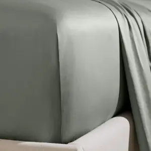 BOLL & BRANCH Signature Organic Cotton Hemmed Sheet Set, Full - Sageleaf