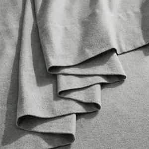 BOLL & BRANCH Flannel Sheet Set, Queen - Heathered Grey