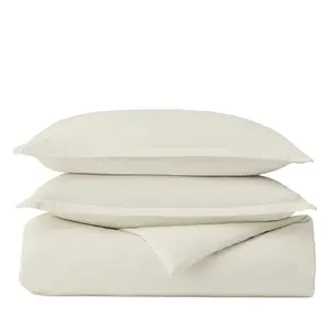 BOLL & BRANCH Flannel Heathered Duvet Set, King/cal King - Cream