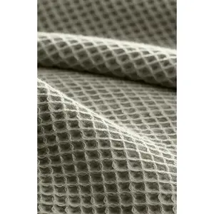 BOLL & BRANCH Waffle Organic Cotton Bed Blanket - Sageleaf