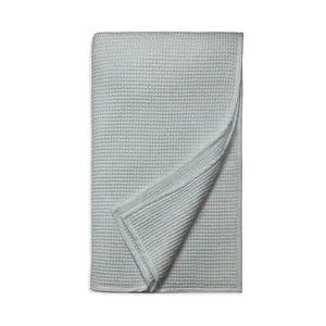 BOLL & BRANCH Waffle Organic Cotton Bed Blanket - Shore