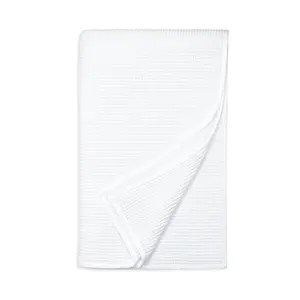BOLL & BRANCH Waffle Organic Cotton Bed Blanket - White