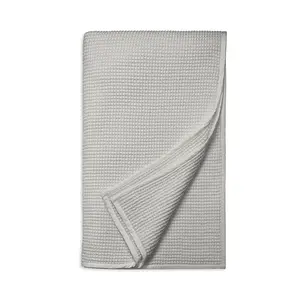 BOLL & BRANCH Waffle Organic Cotton Bed Blanket, Twin/twin Xl Pewter