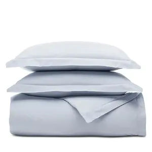 BOLL & BRANCH Percale Hemmed Duvet Set, Full/queen Hydrangea